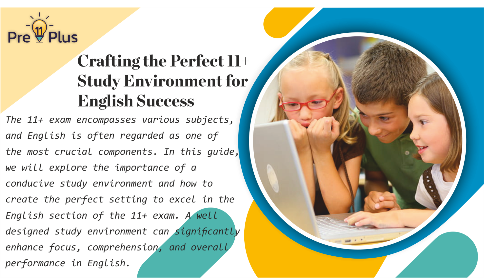 Crafting the Perfect 11+ Study Environment for English Success ...